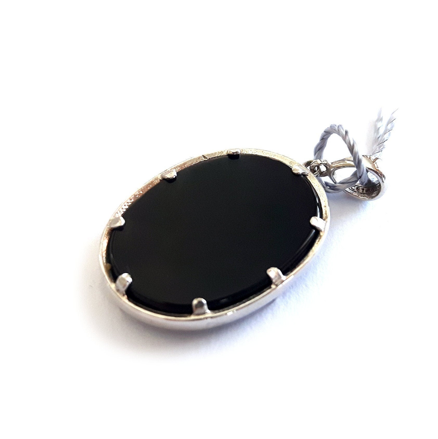 Blue cameo pendant three graces zircons italian cameo jewelry donadio ...