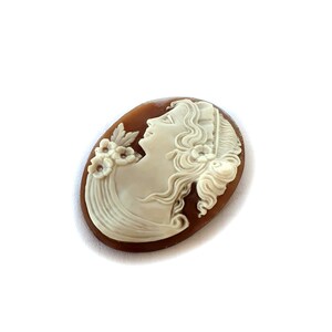 Loose Shell Cameo Flora Goddess Italian Cameo Jewelry Donadio Cameo ...