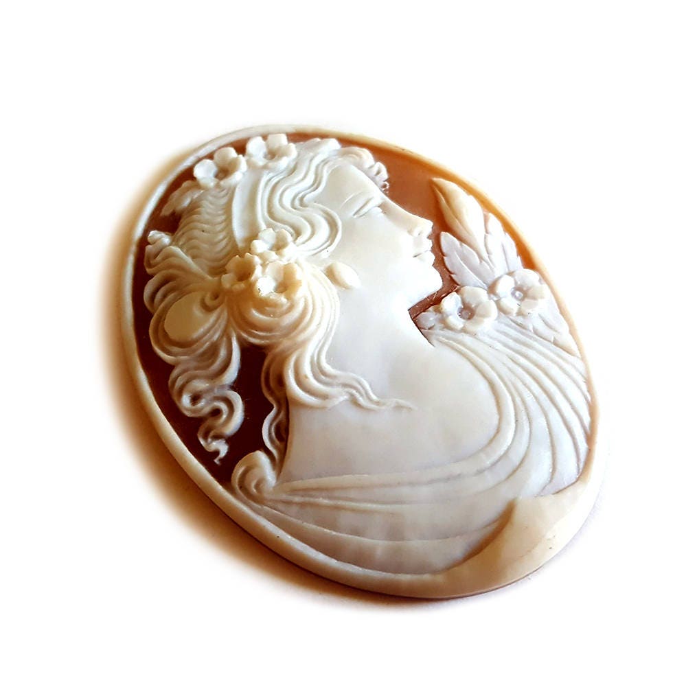 Sardonyx shell cameo Flora italian cameo jewelry donadio cameo shell ...