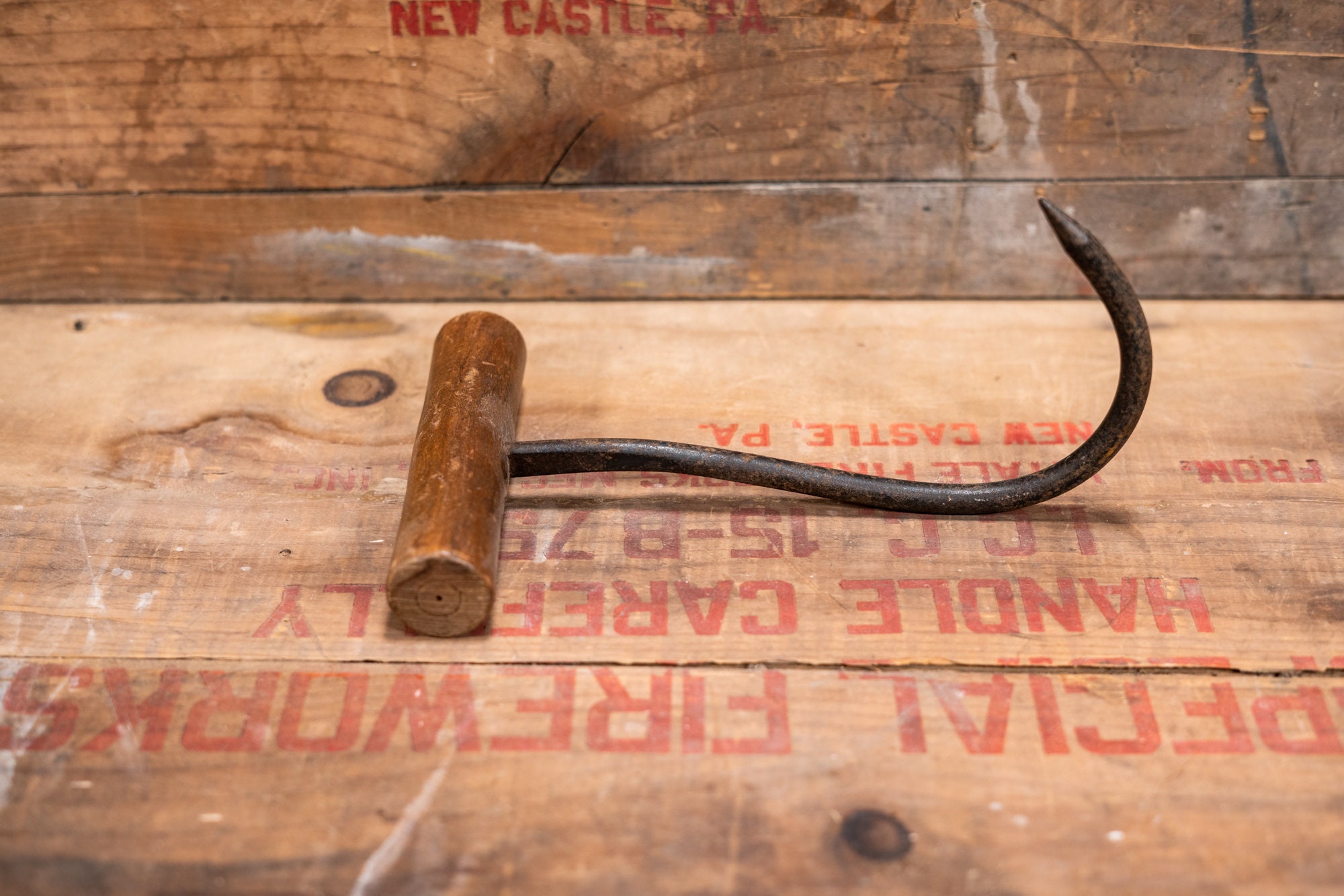 Vintage Farmers Hay Bale Hook Primitive Farm Tool Primitive Decor Barn ...