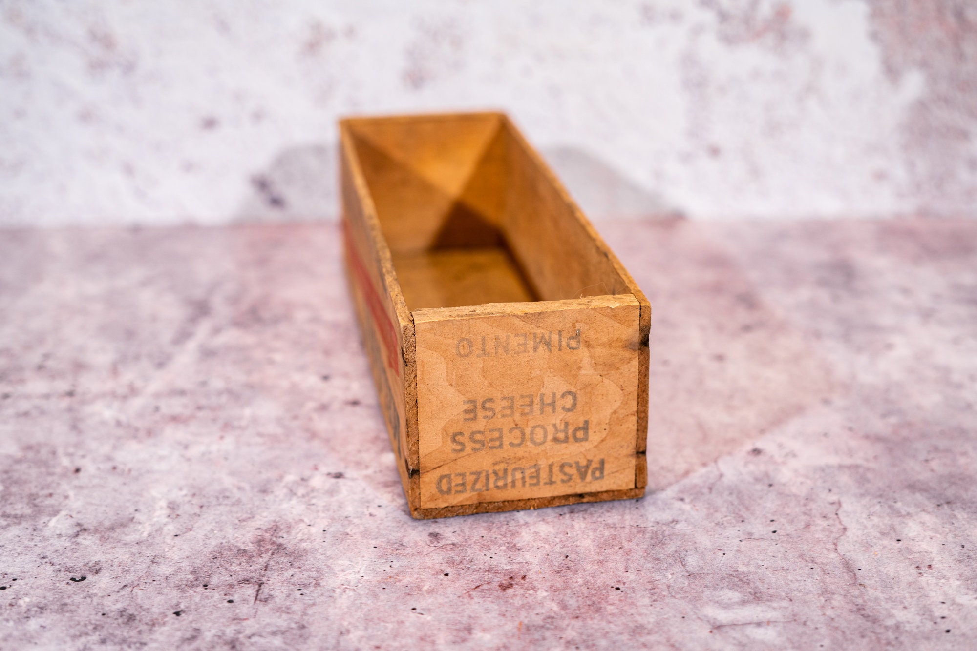 Vintage Mel-O-Bit Pimento Cheese Wooden Crate Cheese Box Advertising ...