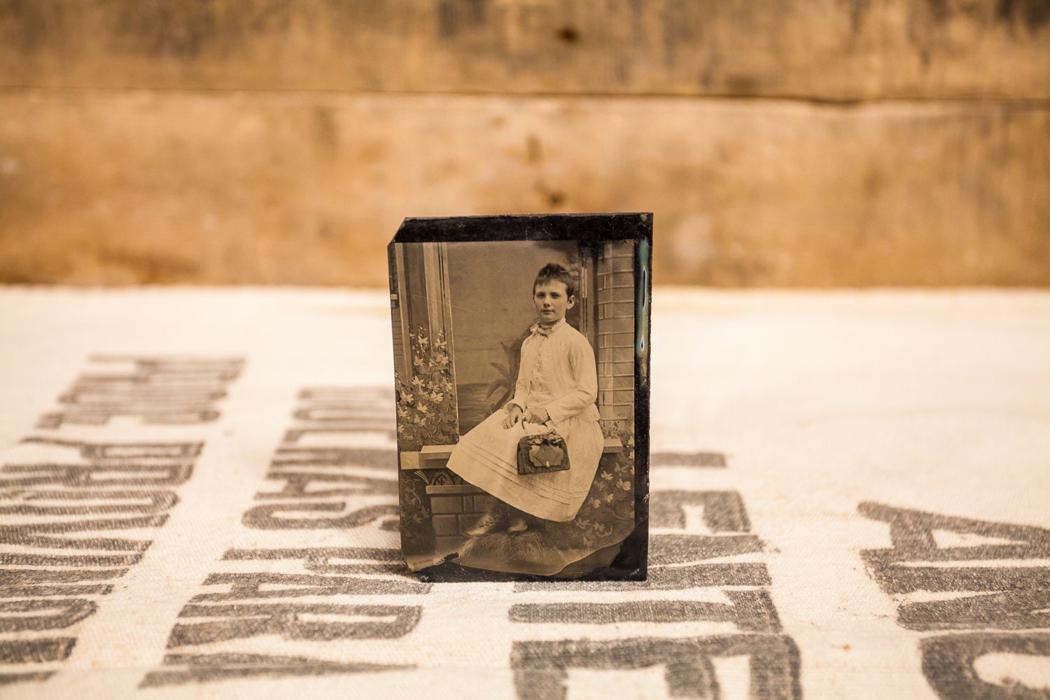 Antique Tintype Photography Little Girl Photo Tintype Photograph Photo ...