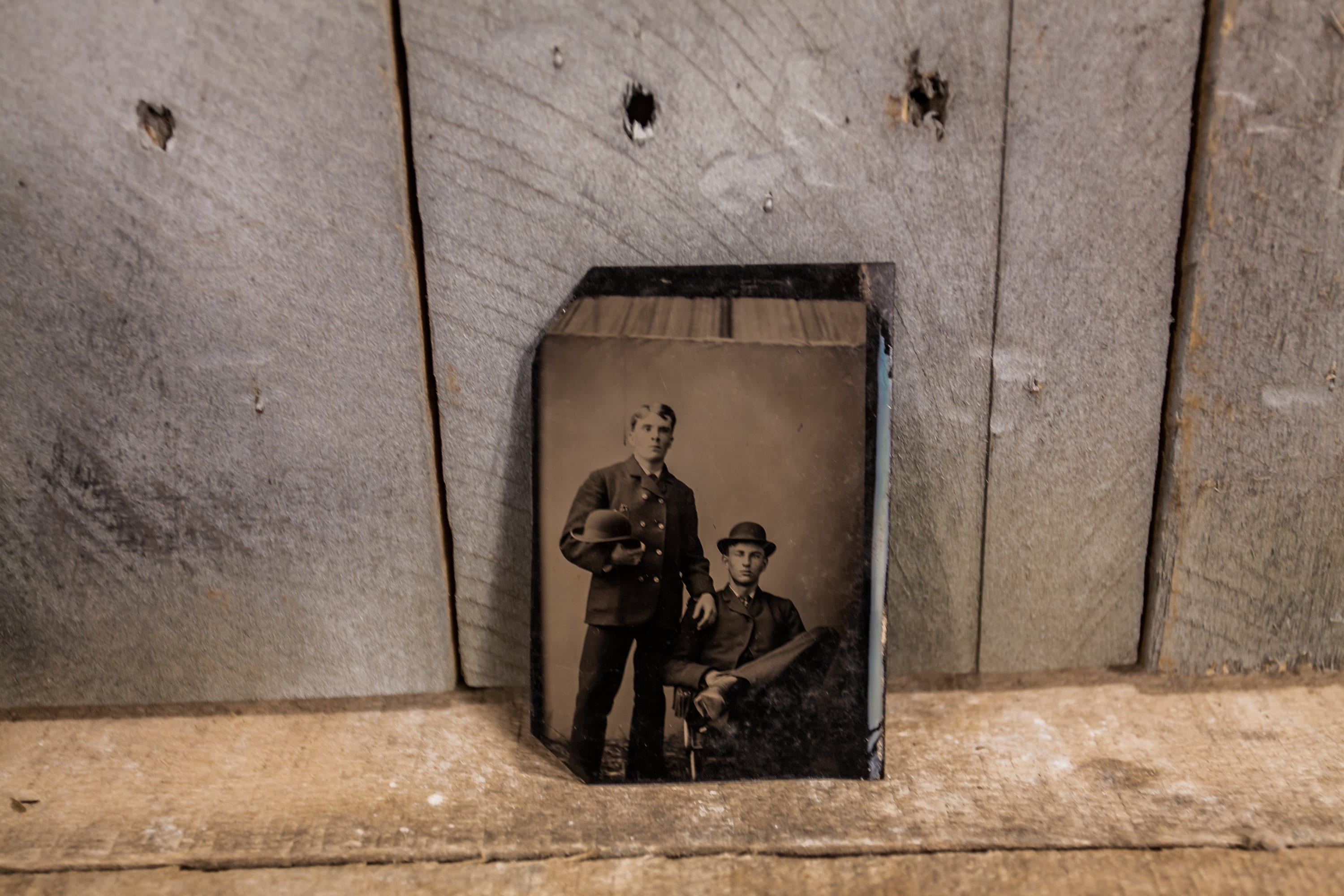 Antique Tintype Photography Sibling Family Photo Brothers Tintype ...