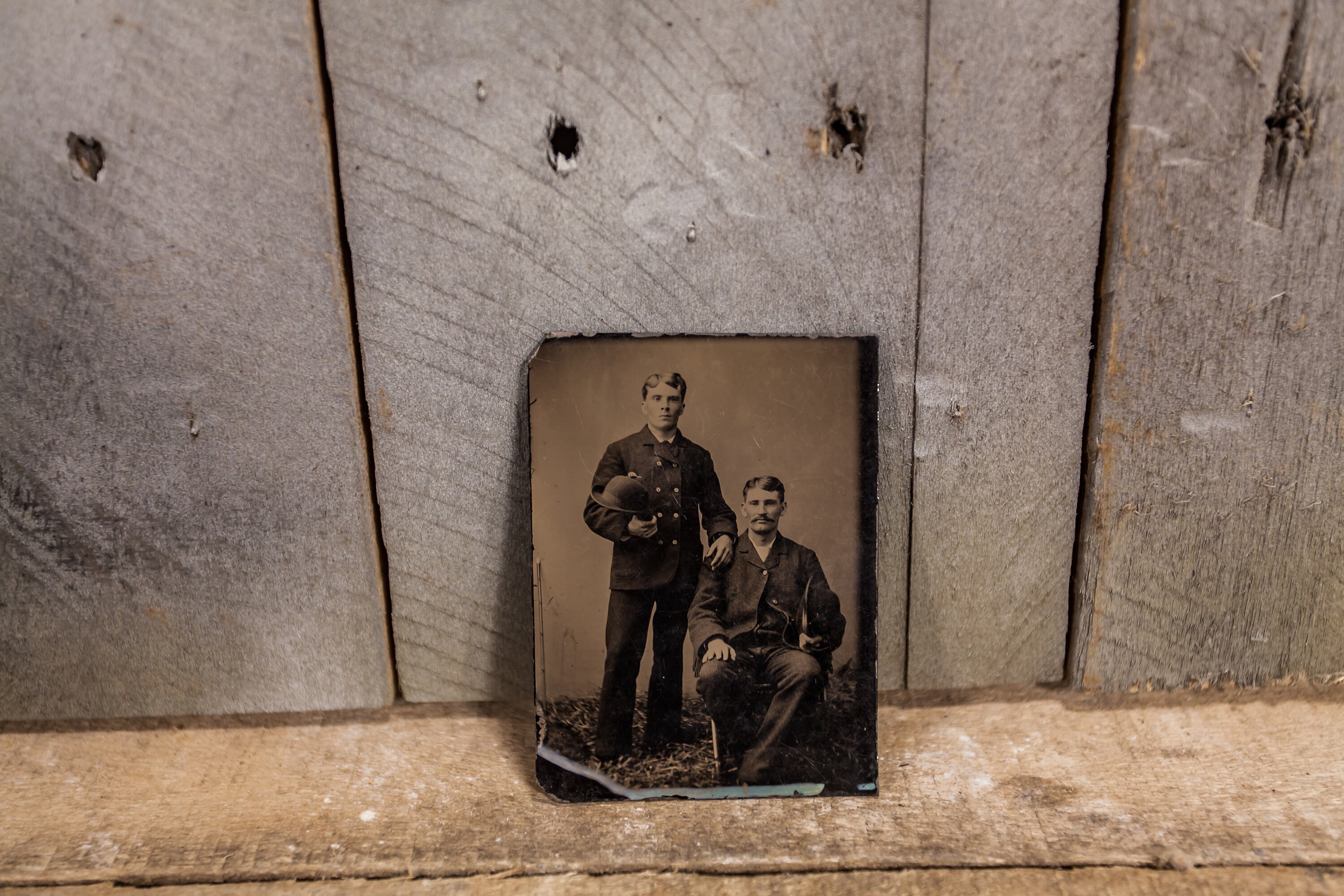 Antique Tintype Photography Sibling Family Photo Brothers Tintype ...