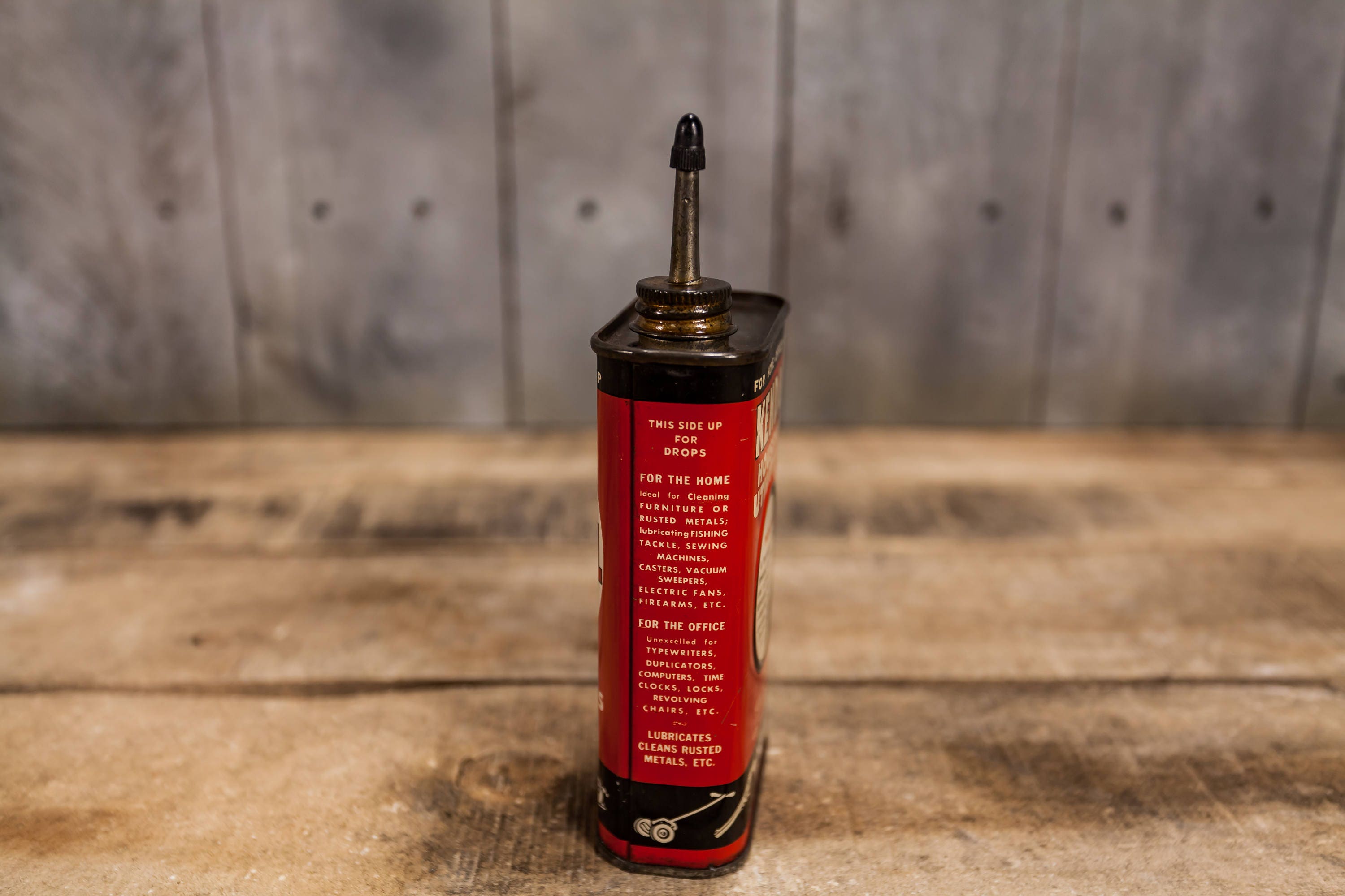 Vintage Kendall Household Utility Oil Handy Oiler 4oz Can Advertising ...