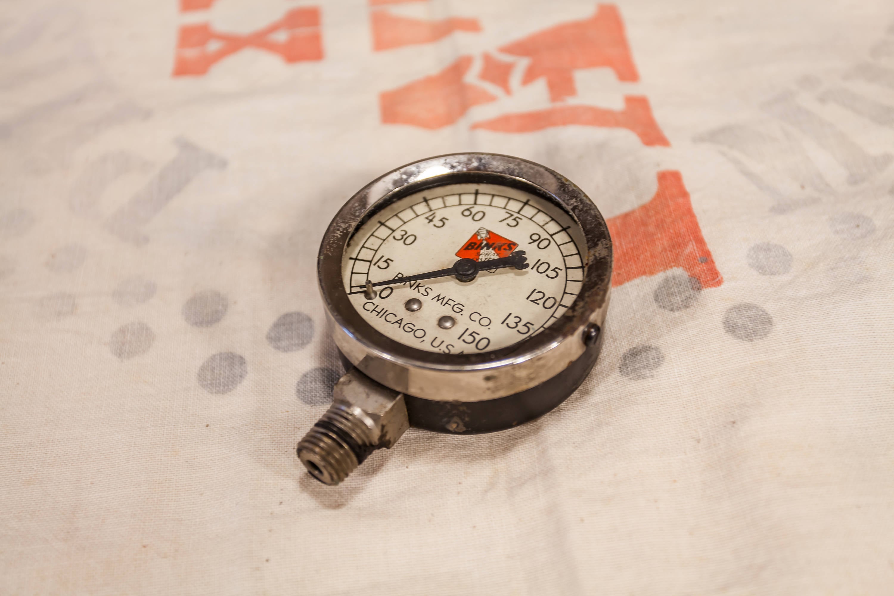 Vintage Binks Mfg Co. Gauge, Industrial Gauge, Steampunk Rustic Decor ...