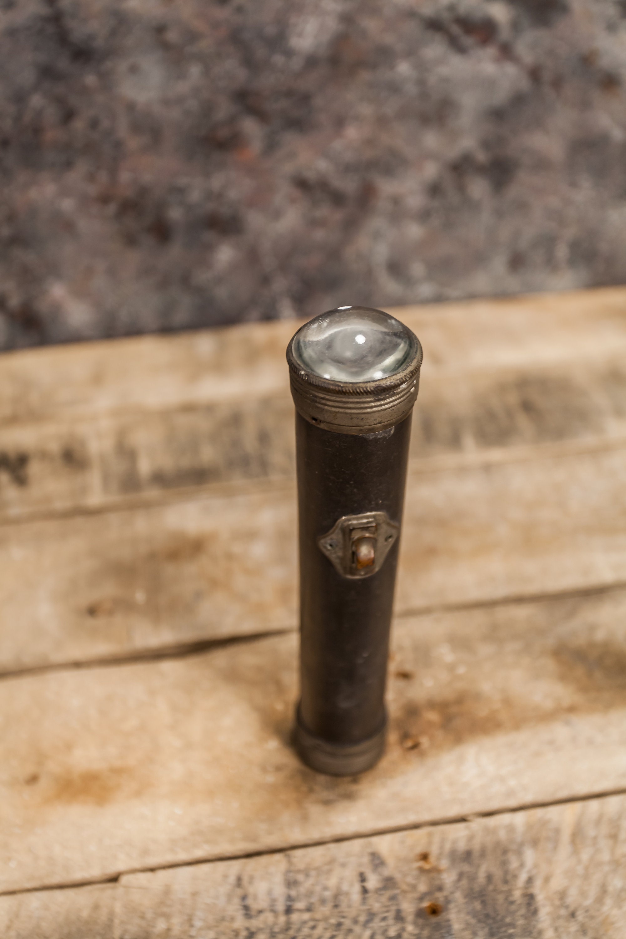 Vintage Sol Ray Flashlight Man Cave Garage Movie Film Photography Prop