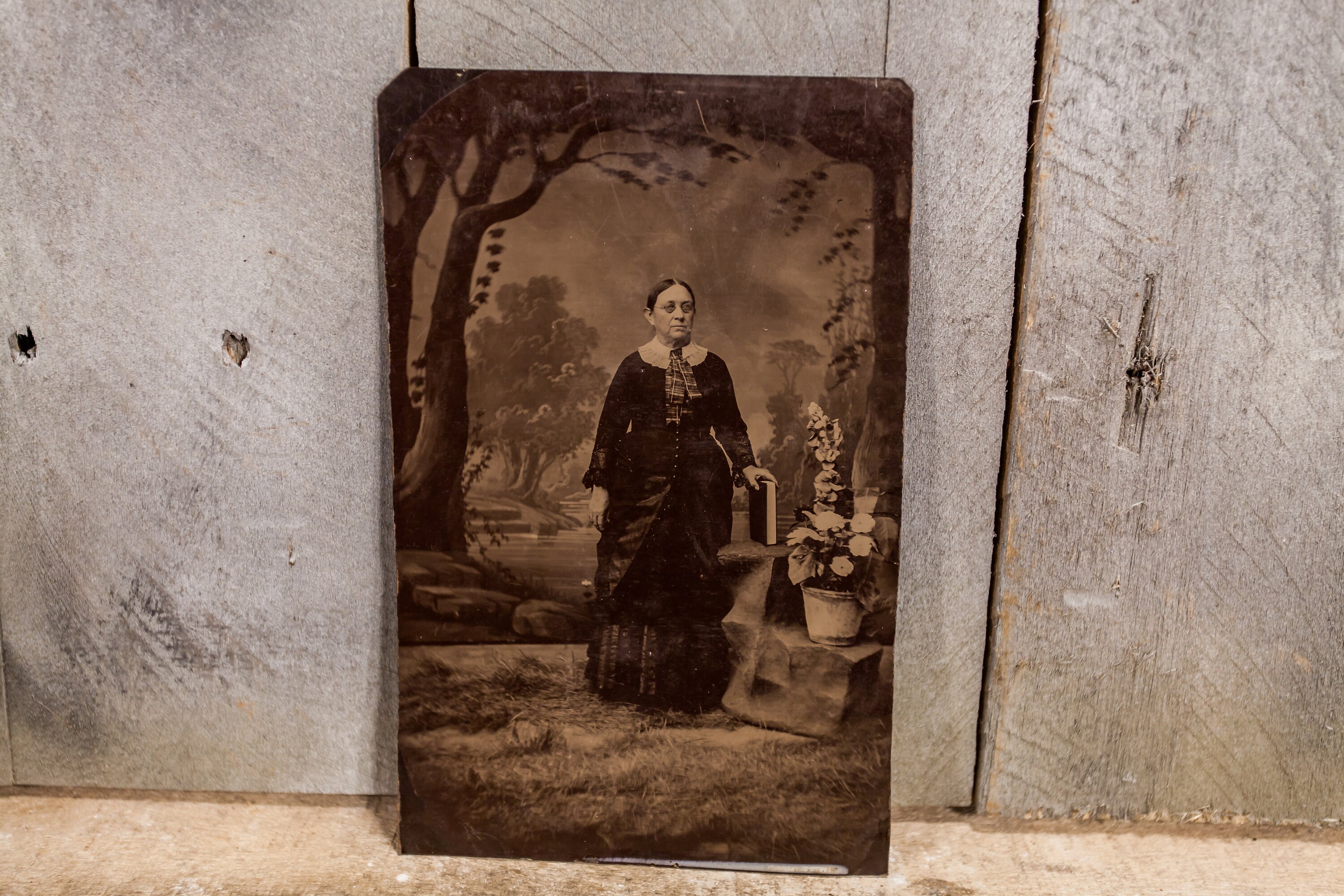 Antique Tintype Photography Old Women Photo Tintype Photograph Photo Props