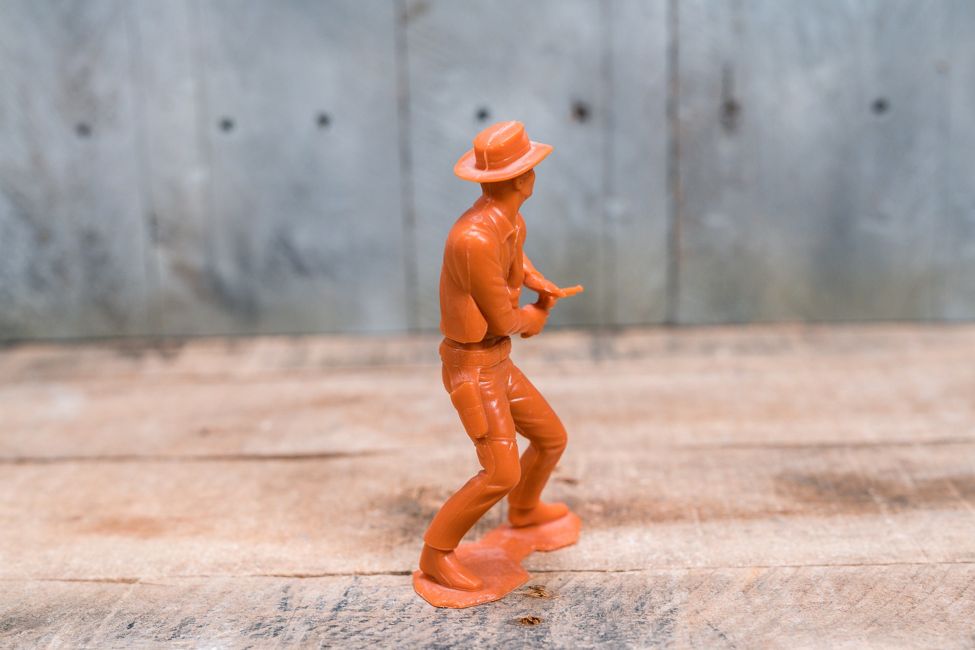 Vintage Louis Marx Cowboy Plastic Toy Figure Cowboys Indians Kids Toys ...