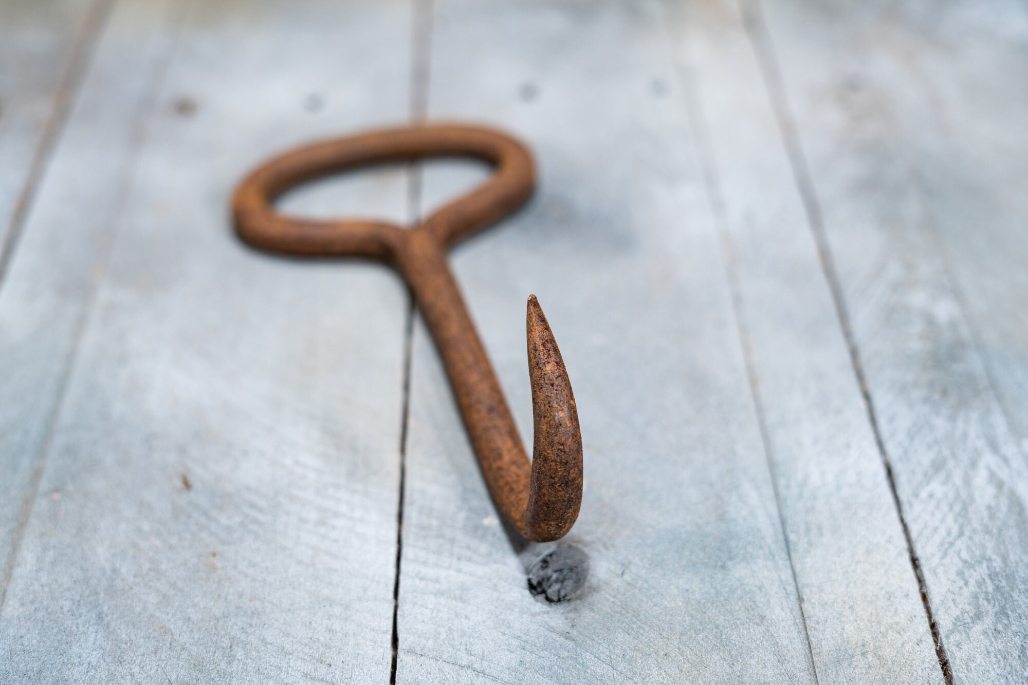 Vintage Farmers Hay Bale Hook Primitive Farm Tool Primitive Decor Barn ...