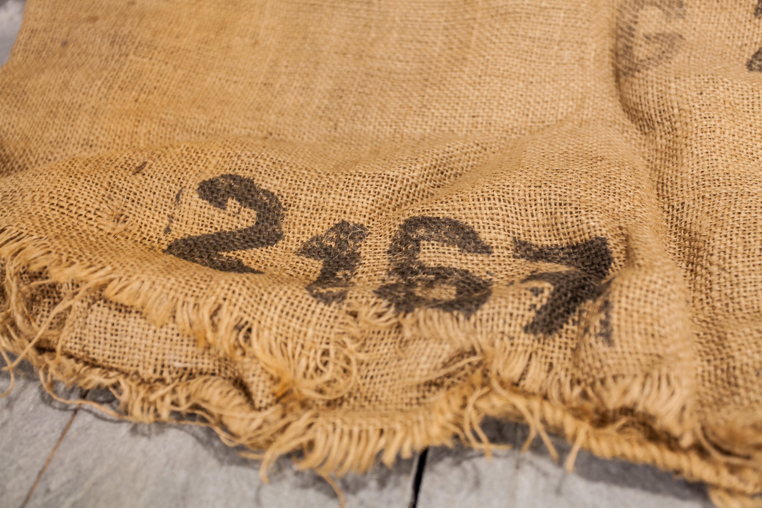 Vintage Burlap Ivory Coast Cocoa Sac Rustic Primitive Farmhouse ...