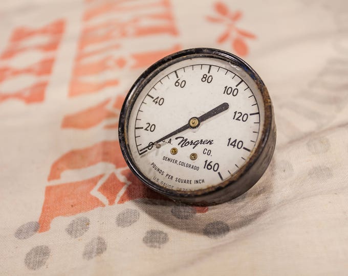Vintage Norgren PSI Gauge Industrial Gauge Steampunk Rustic Decor ...