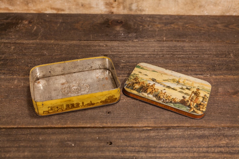 Rare 1920s A Callard And Bowser Butterscotch Candy Tin Military Etsy