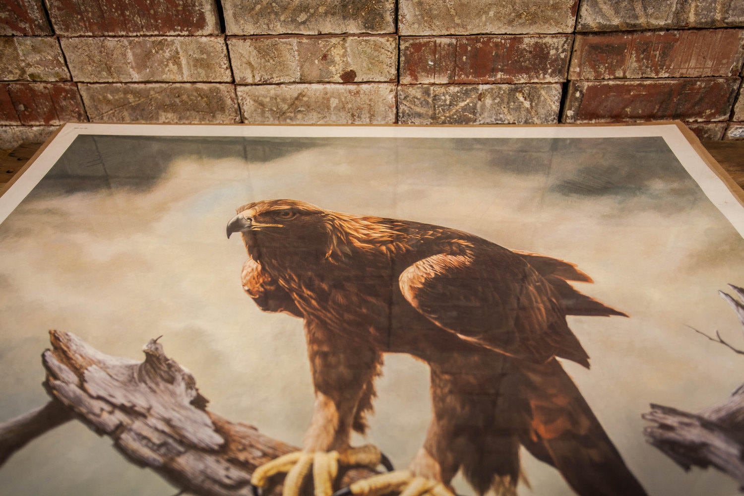 Vintage Charles Frace Golden Eagle Signed Limited Edition Print Plate ...