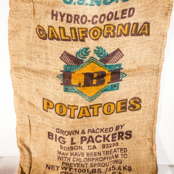 Primitive Burlap Bag - Etsy