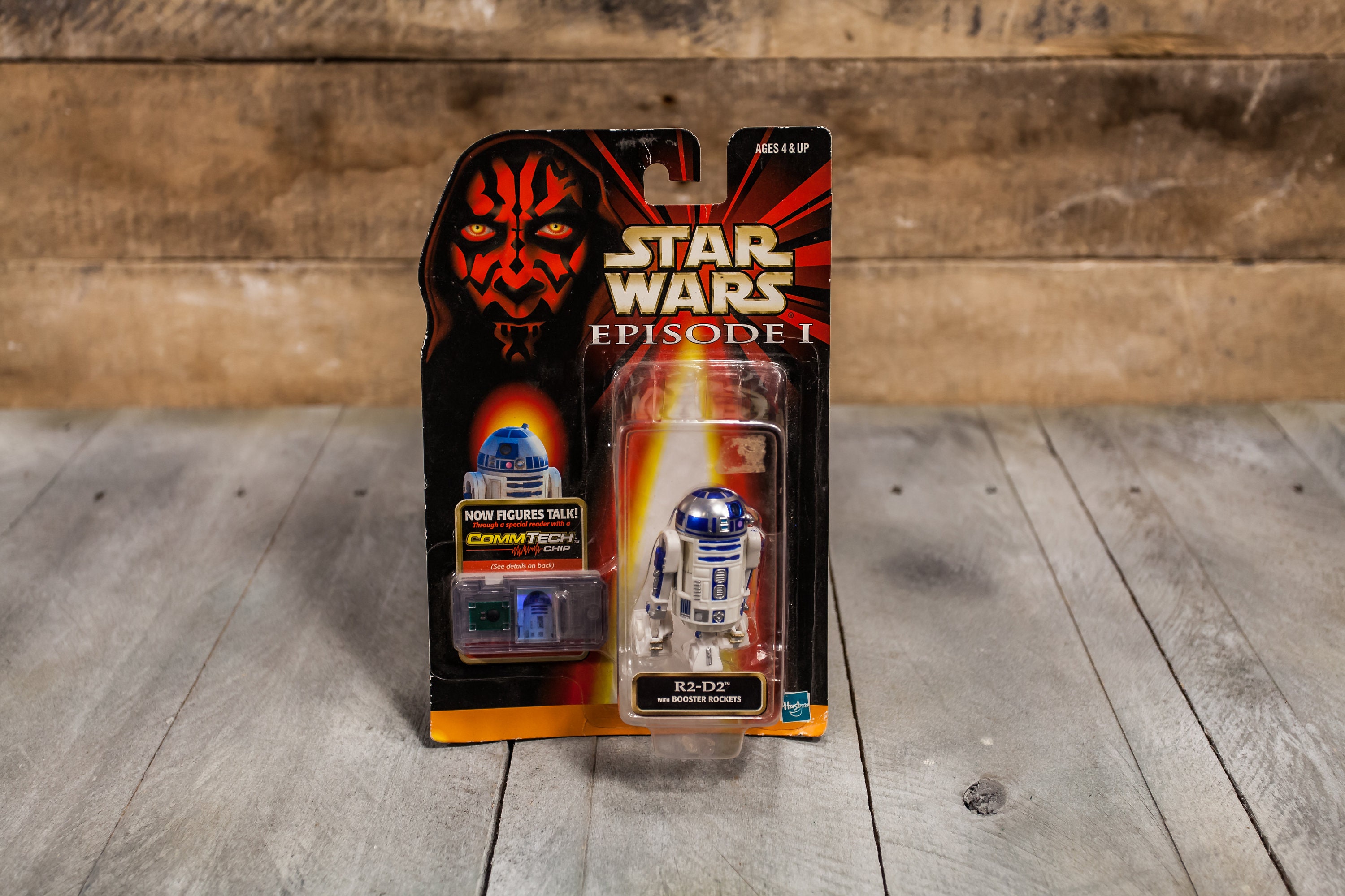 Vintage Star Wars Action Figure R2-D2 Episode 1 Comm Tech Chip ...