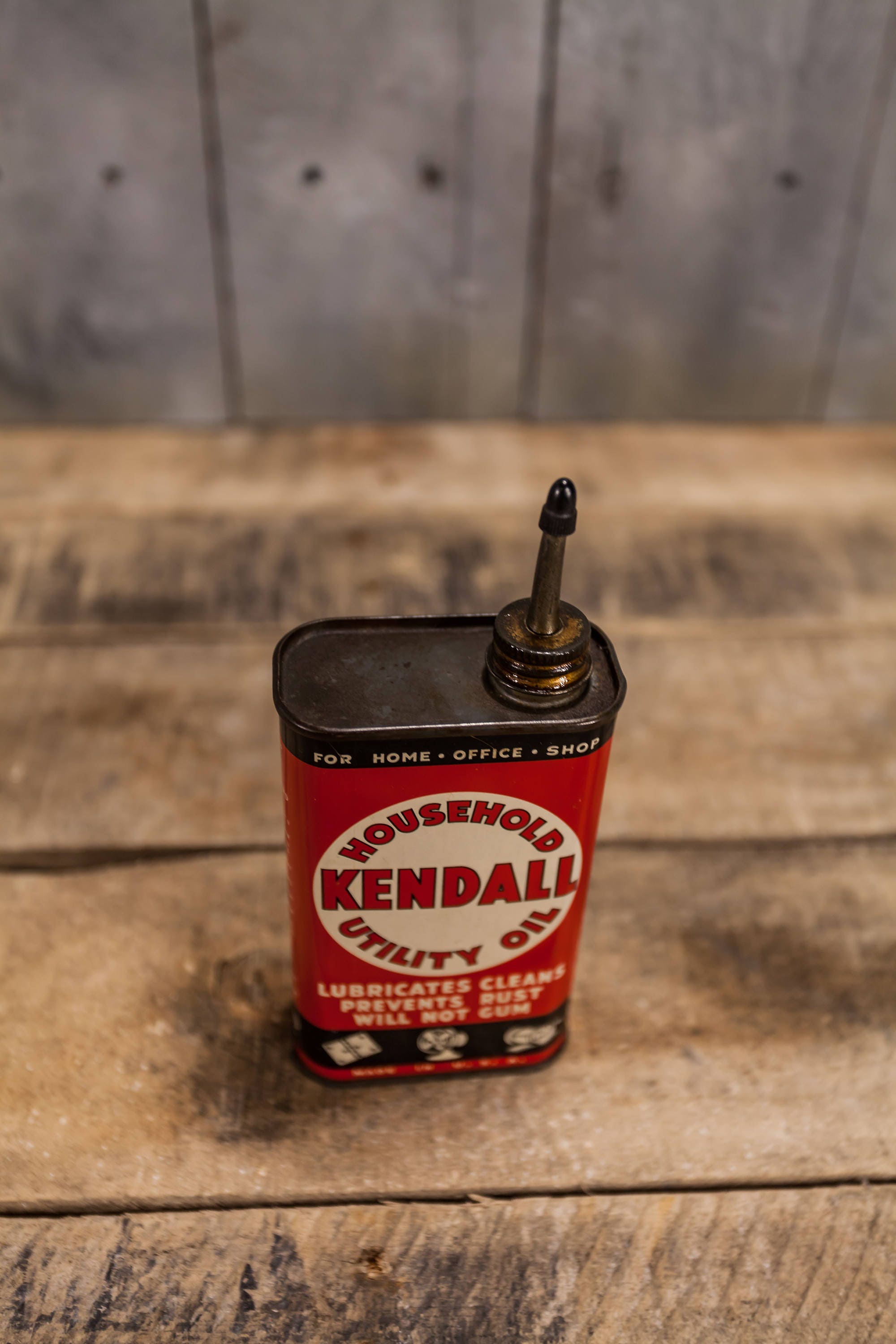 Vintage Kendall Household Utility Oil Handy Oiler 4oz Can Advertising ...