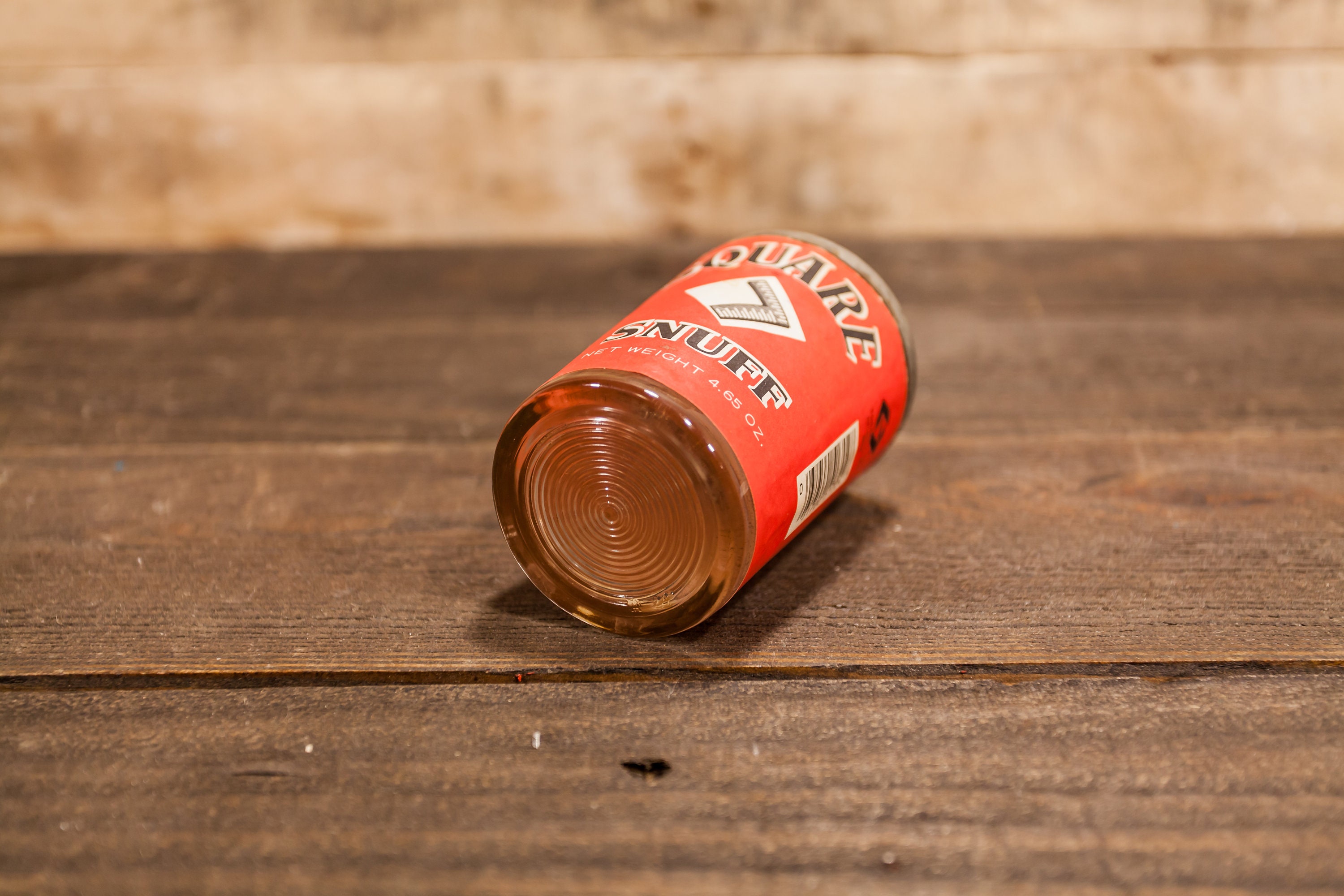 Vintage Helme Square Snuff Glass Jar Paper Label Quality Snuff Red ...