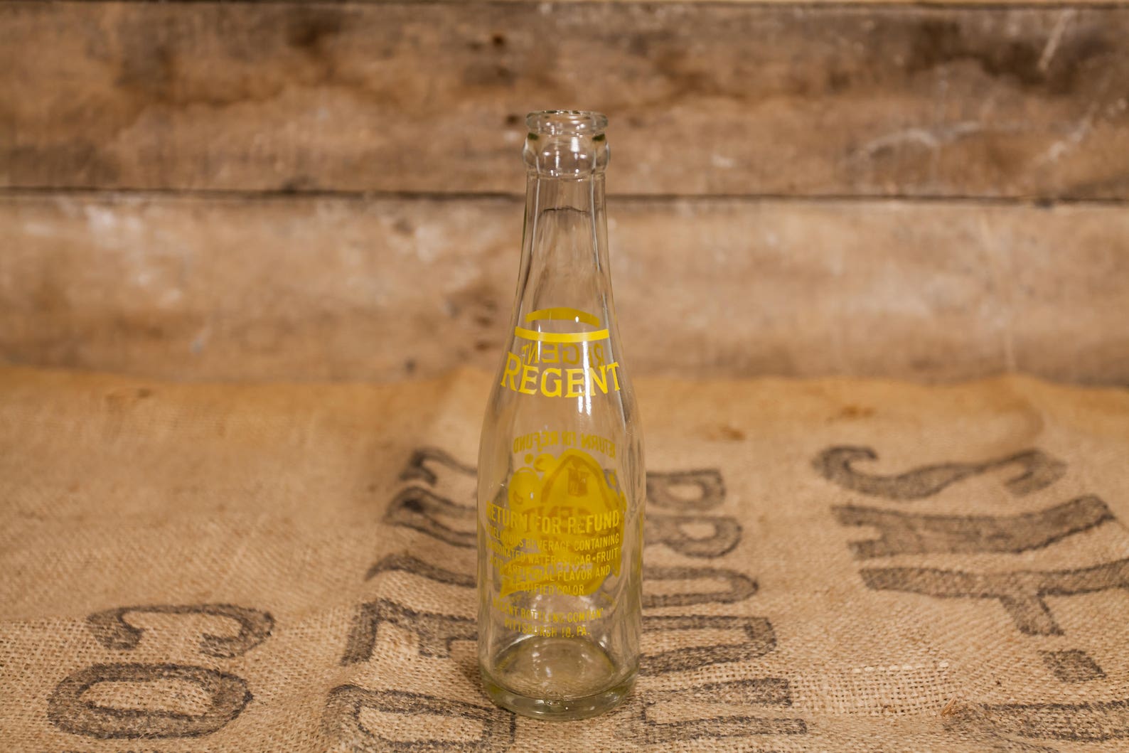 Vintage Regent Supreme Beverages 7oz Bottle ACL Glass Bottle | Etsy