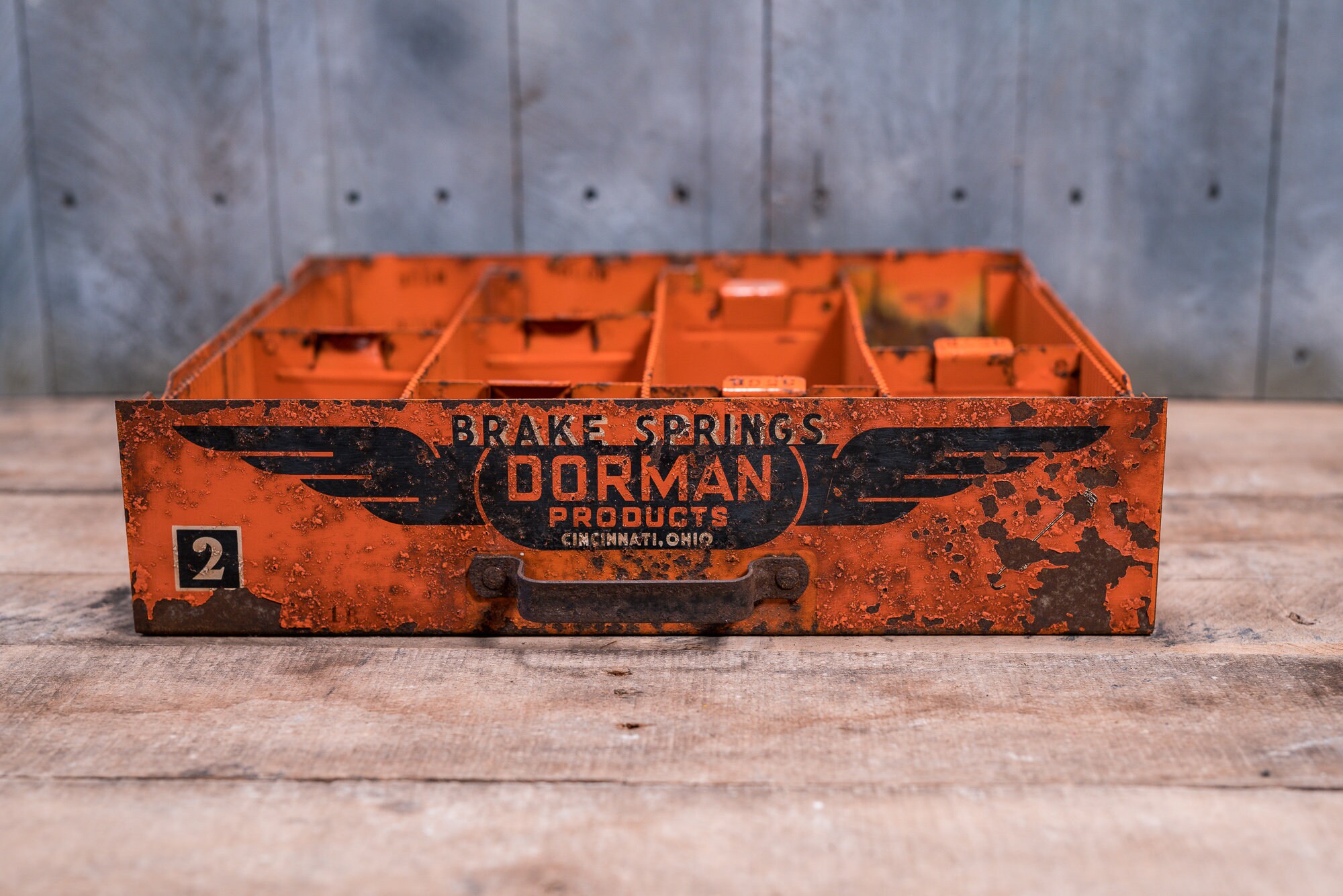 Vintage Dorman Products Brake Springs Metal Single Drawer Tray ...