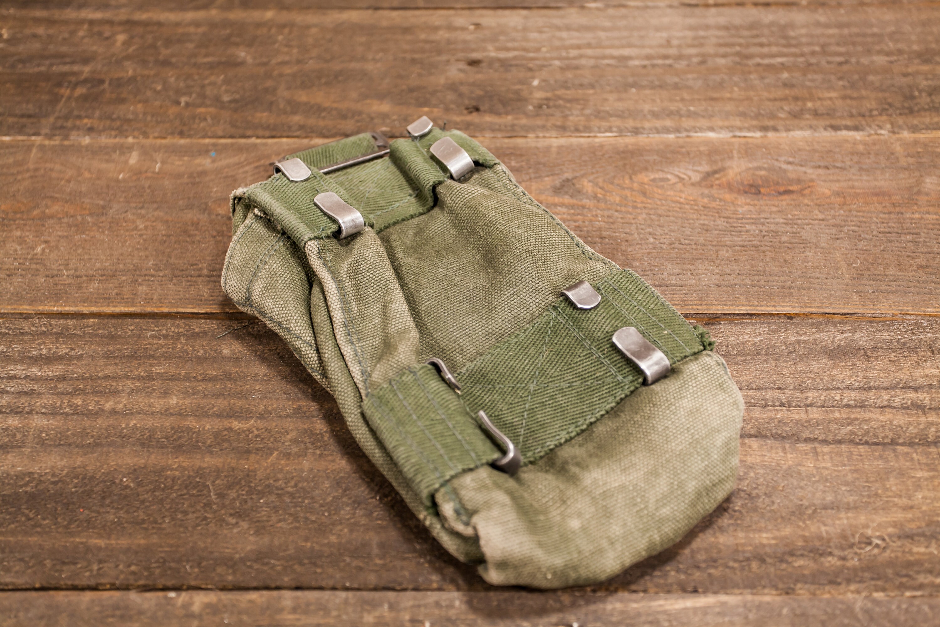 Vintage Military Medic Bag First Aid Box Belt Bag Pouch Rustic Man Cave ...