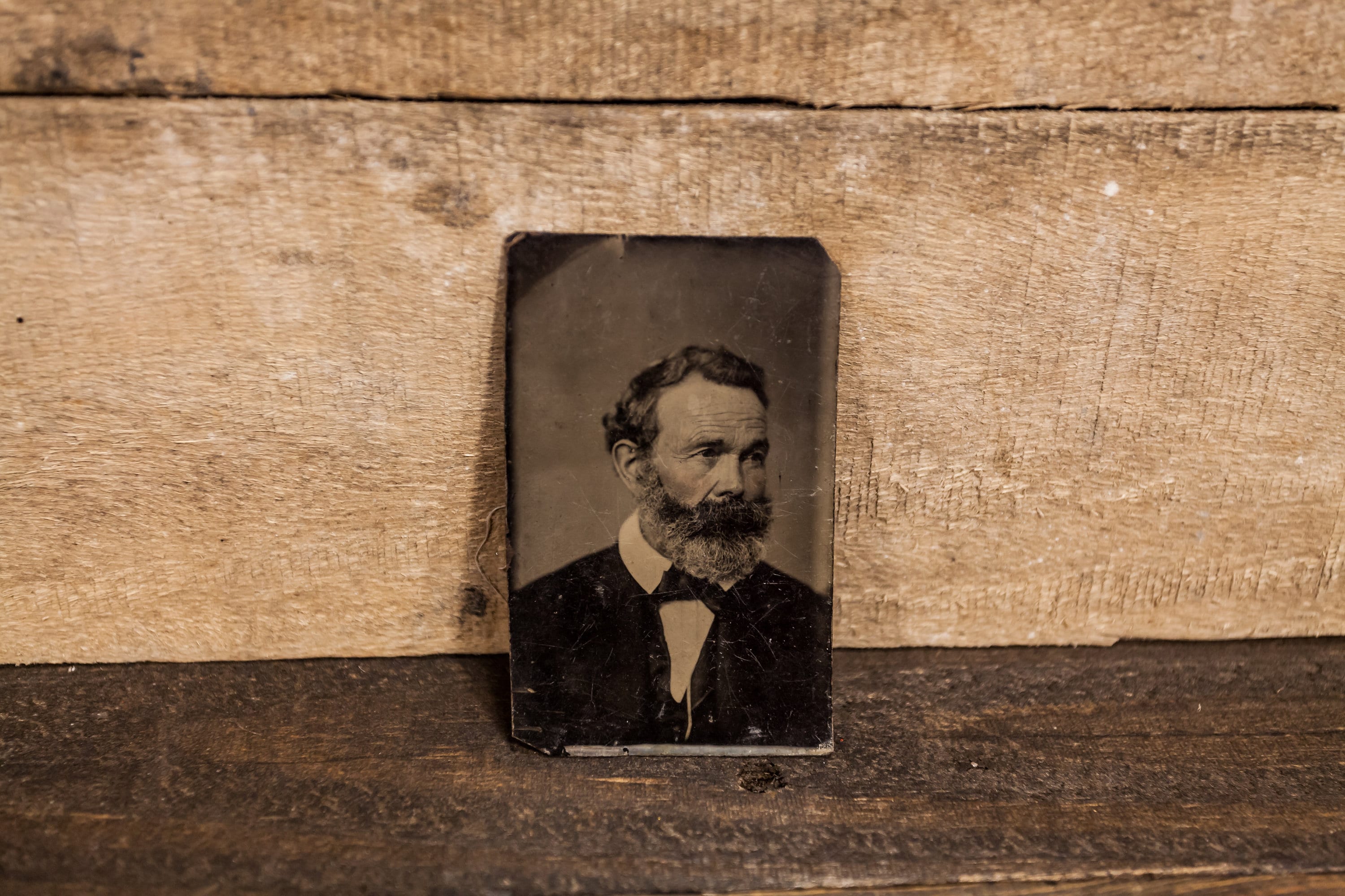 Antique Tintype Photography Man Photo Tintype Photograph Photo Props