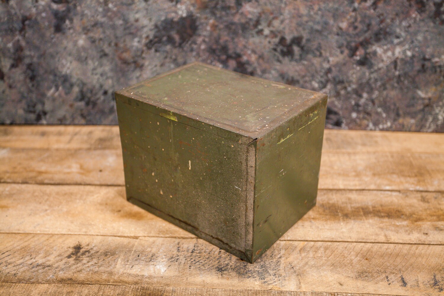 Vintage Small Metal Green Storage 4 Drawers Utility Cabinet Industrial ...