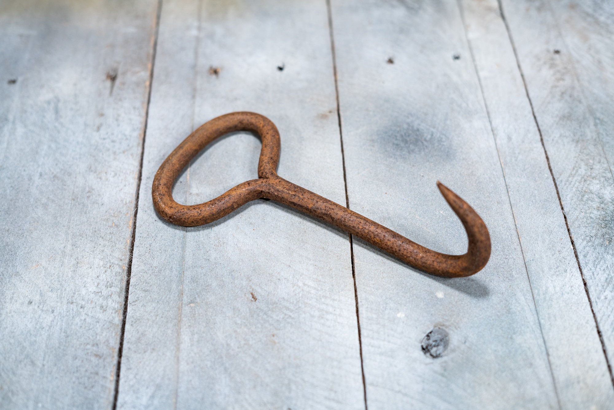 Vintage Farmers Hay Bale Hook Primitive Farm Tool Primitive Decor Barn ...