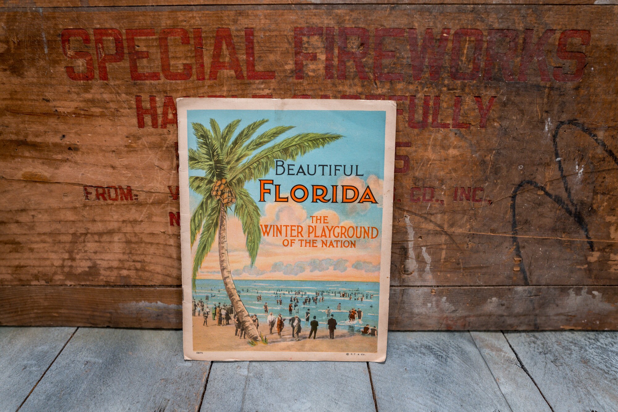 Vintage Beautiful Florida Souvenir Postcard Booklet Travel Souvenir ...