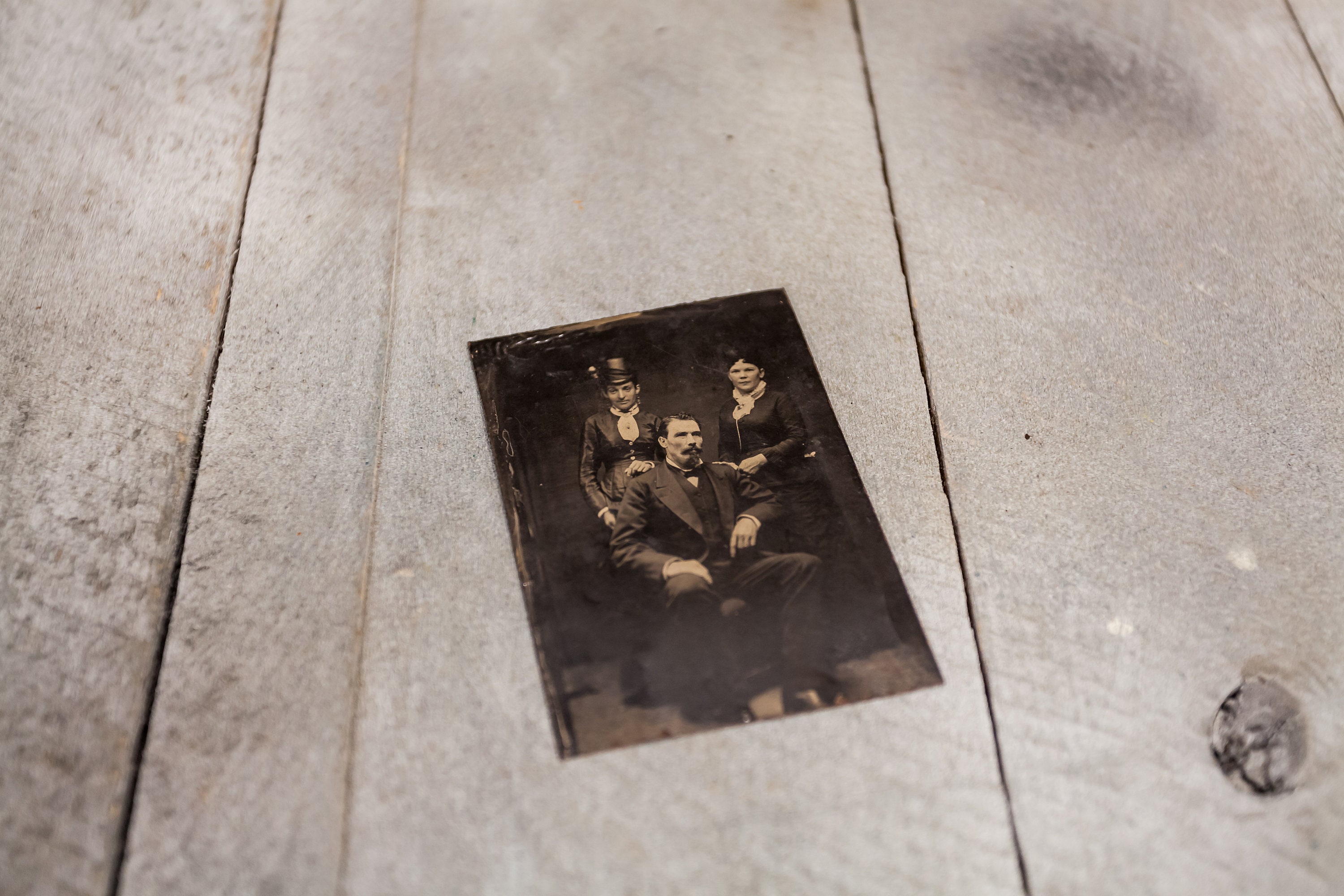 Antique Tintype Photography Family Photo Tintype Photograph Photo Props