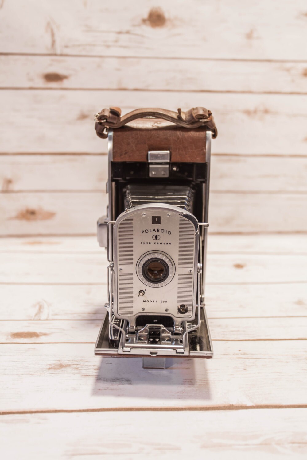 Vintage Polaroid Land Camera Model 95A Case Exposure Meter Photography ...