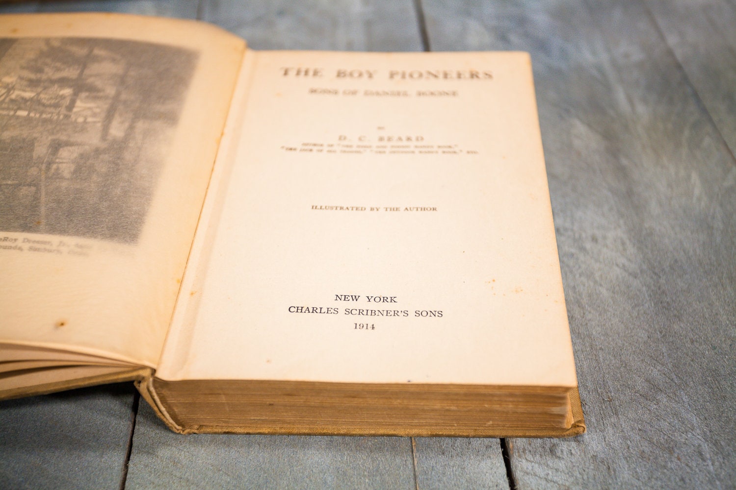 Vintage 1914 The Boy Pioneers Sons of Daniel Boone Book Boy Scouts of ...