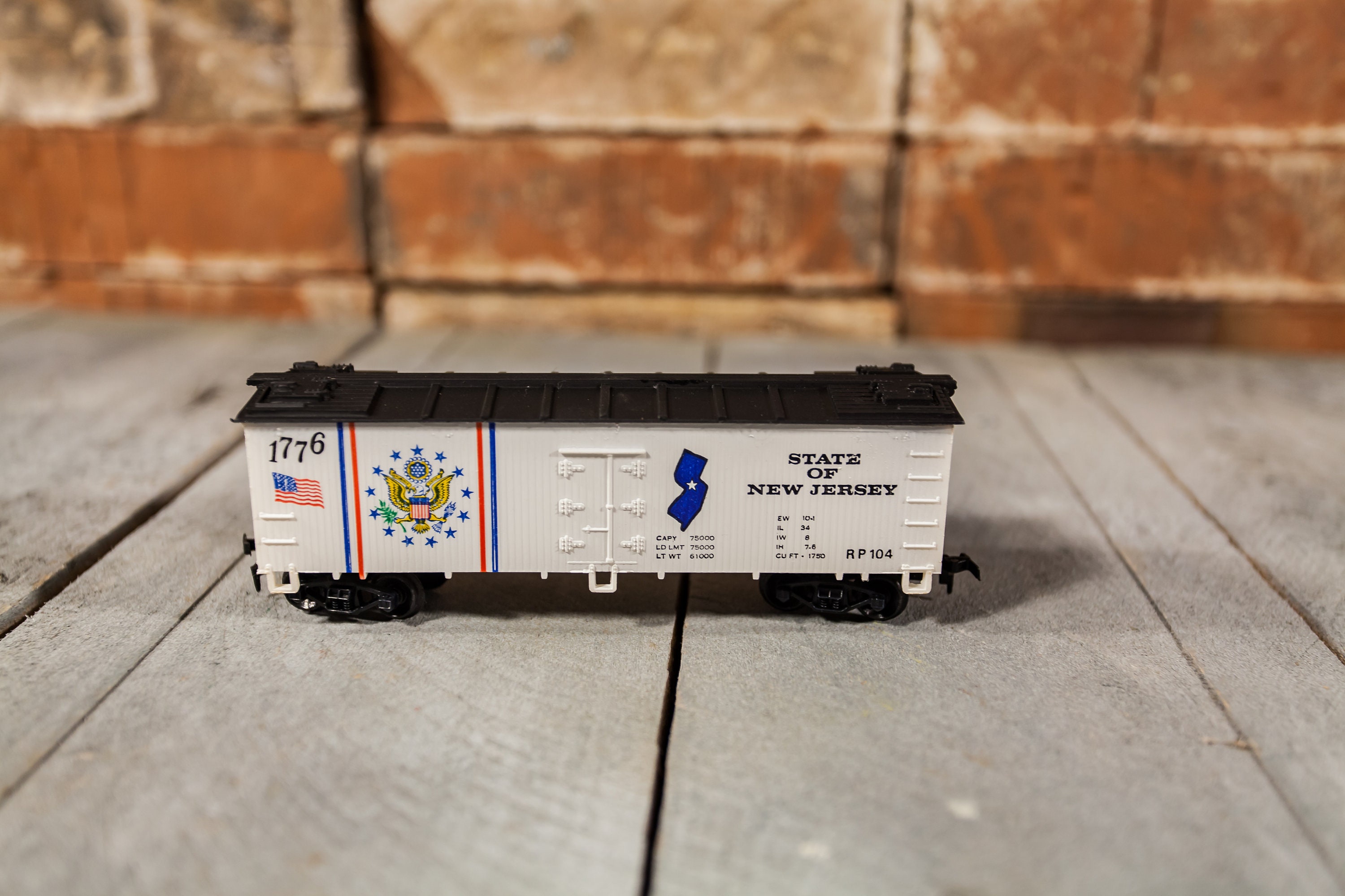 Vintage New Jersey 1776 HO Scale Reefer Car Train Life-LIke Train ...