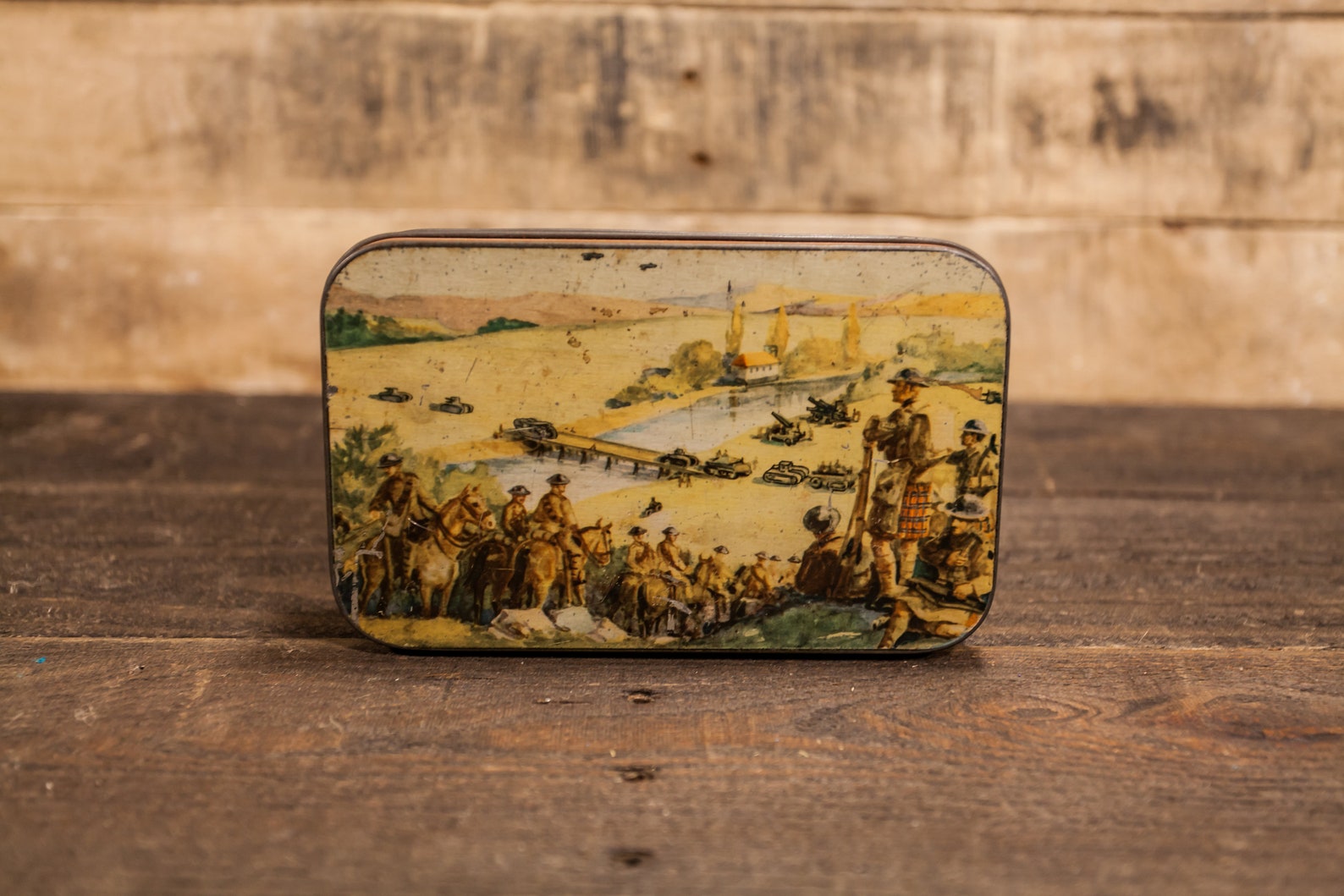 Rare 1920s A Callard And Bowser Butterscotch Candy Tin Military Etsy