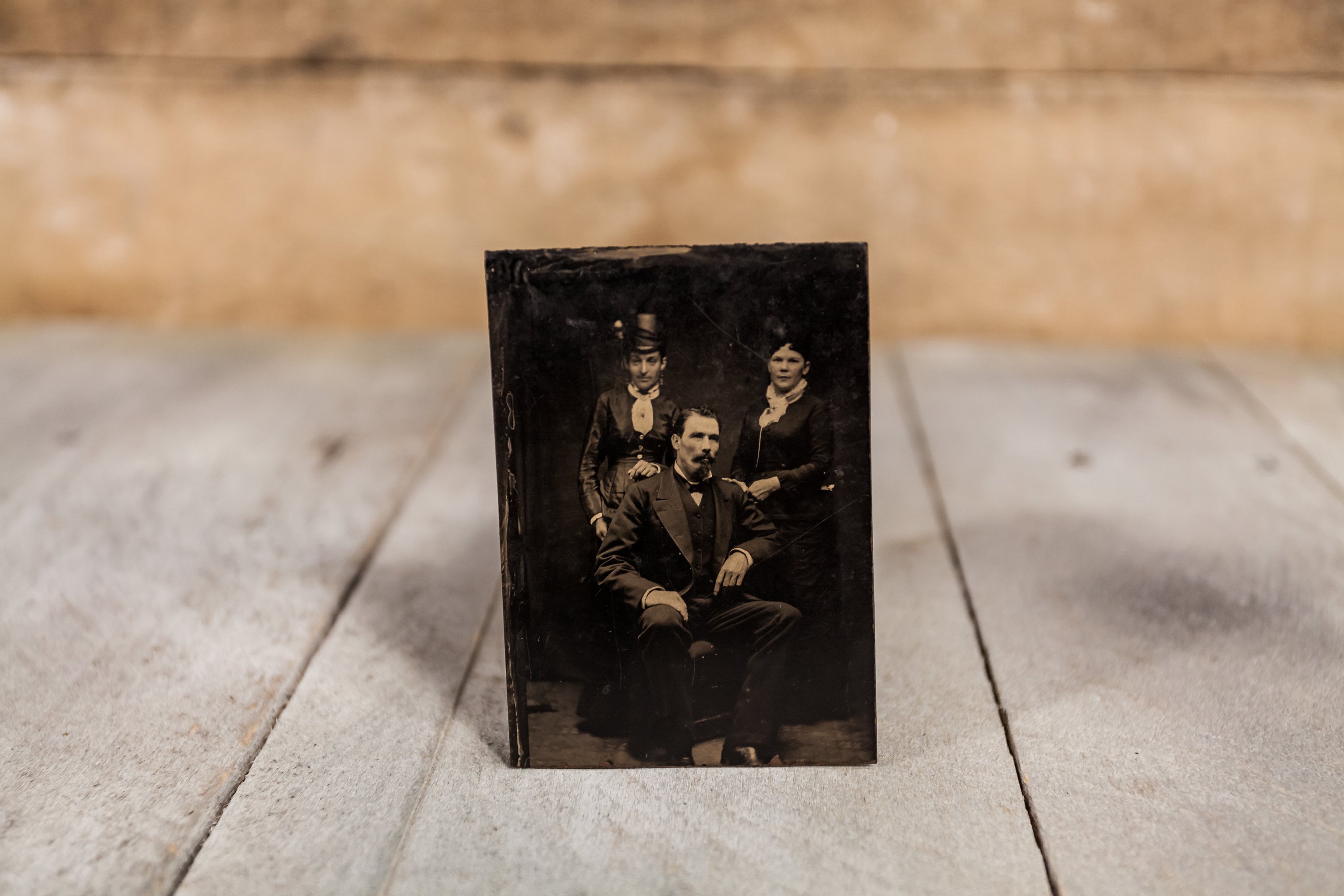 Antique Tintype Photography Family Photo Tintype Photograph Photo Props