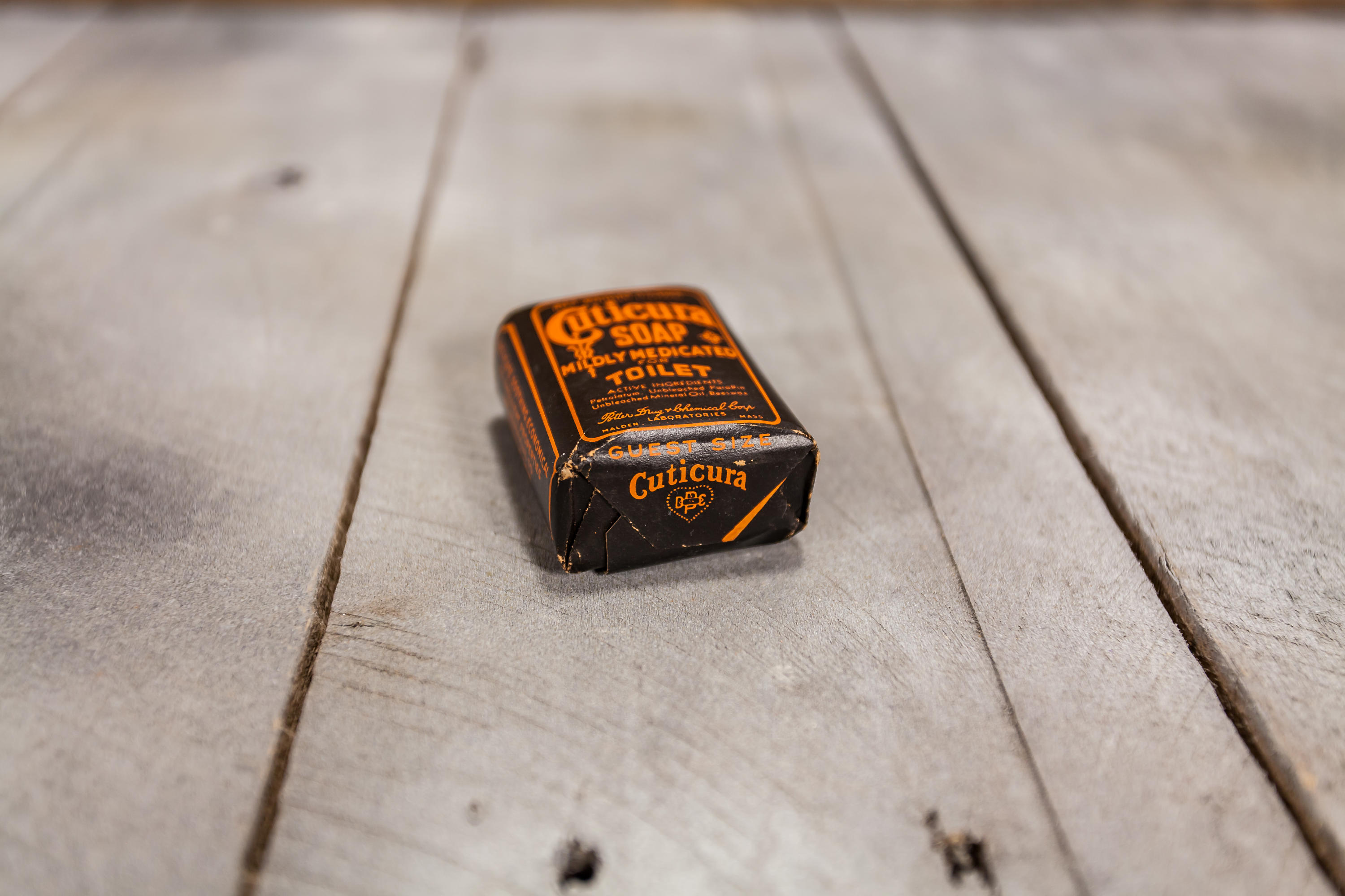 Vintage 1920s Cuticura Soap Original Unopened Package Orange Black ...