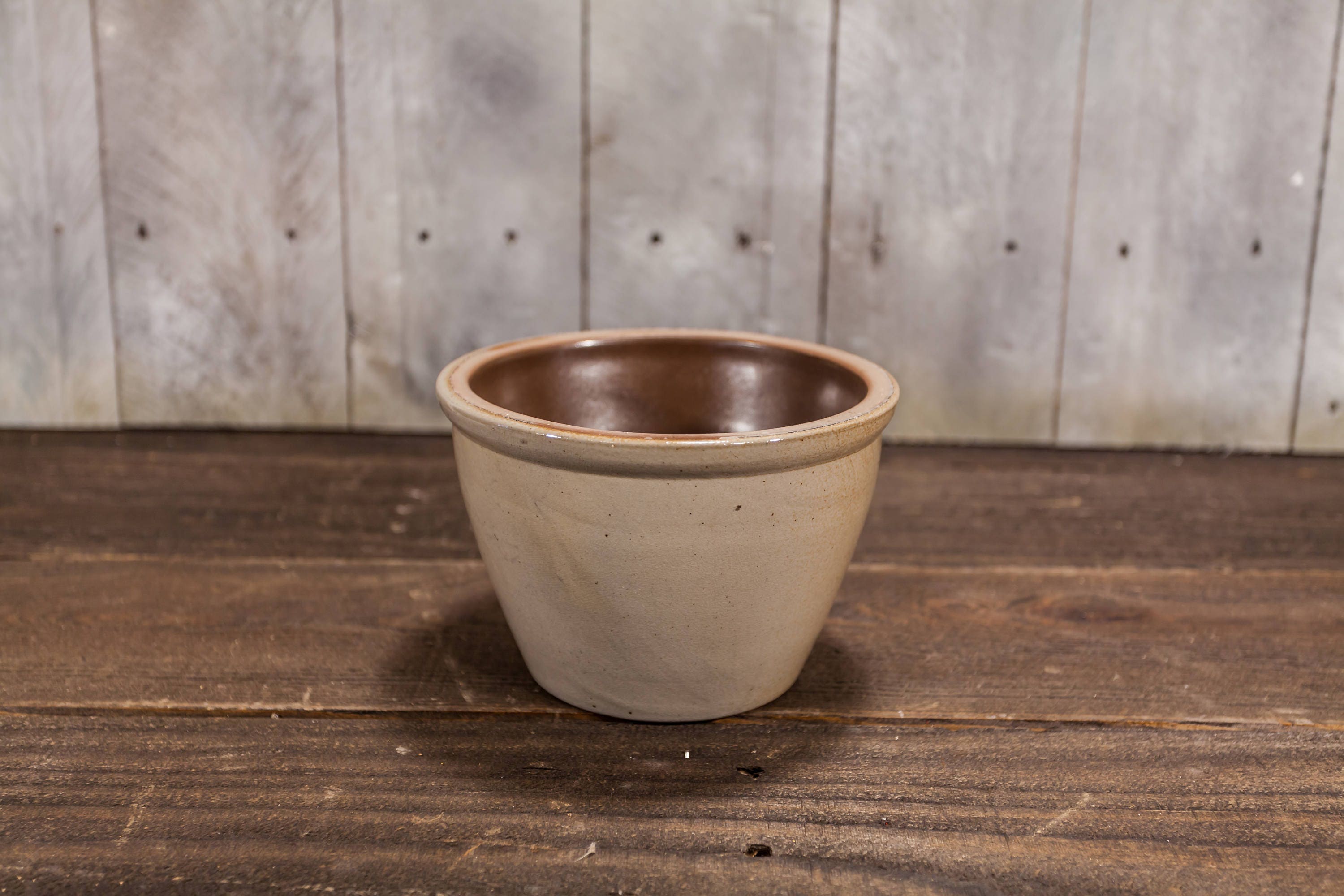Vintage Beaumont Pottery Bowl Jar Pig Piggy Stoneware Glazed Blue Salt ...