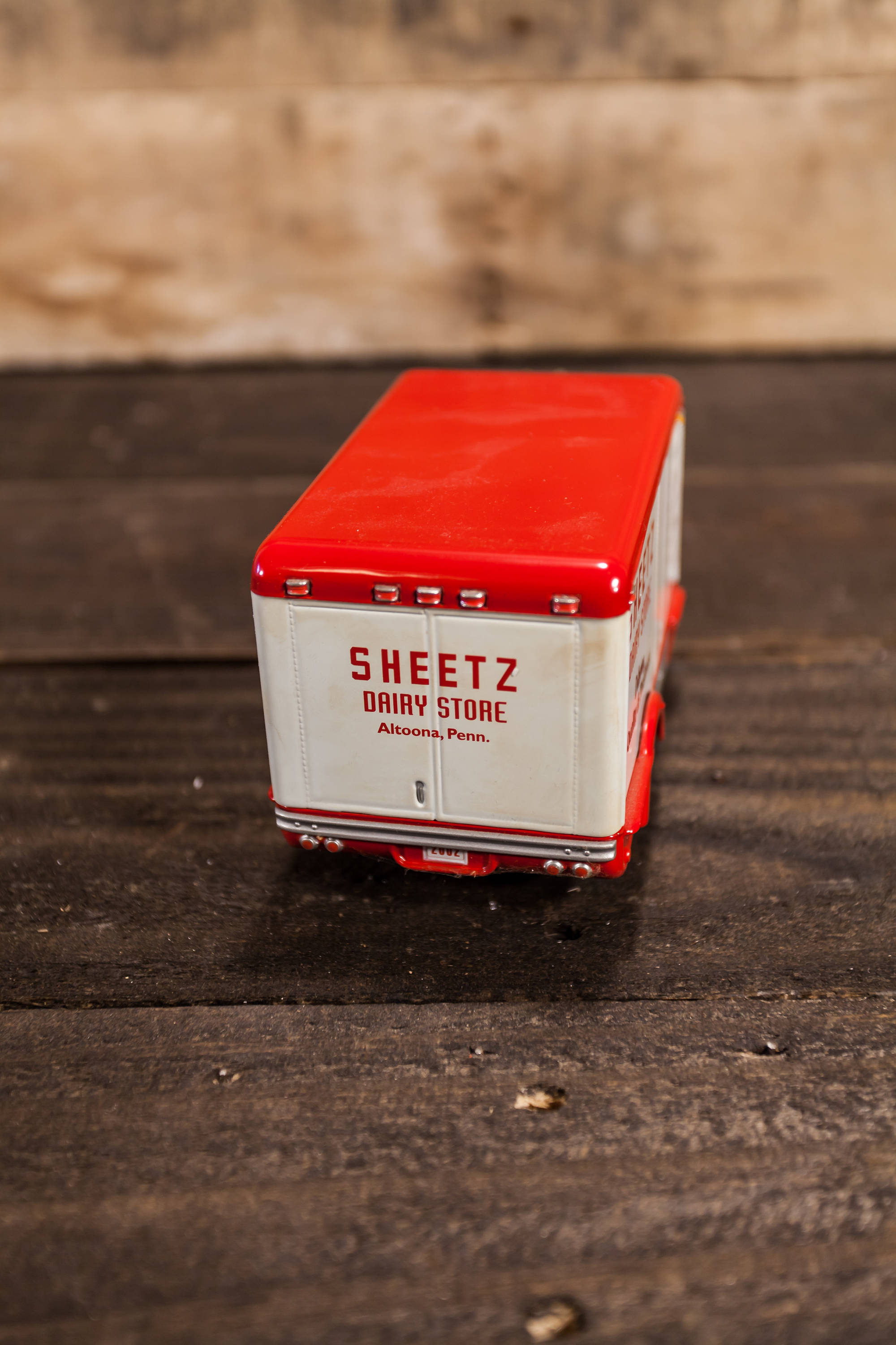 Sheetz 1952 GMC Insulated Van Red White Die Cast 1/34 Scale Collector ...