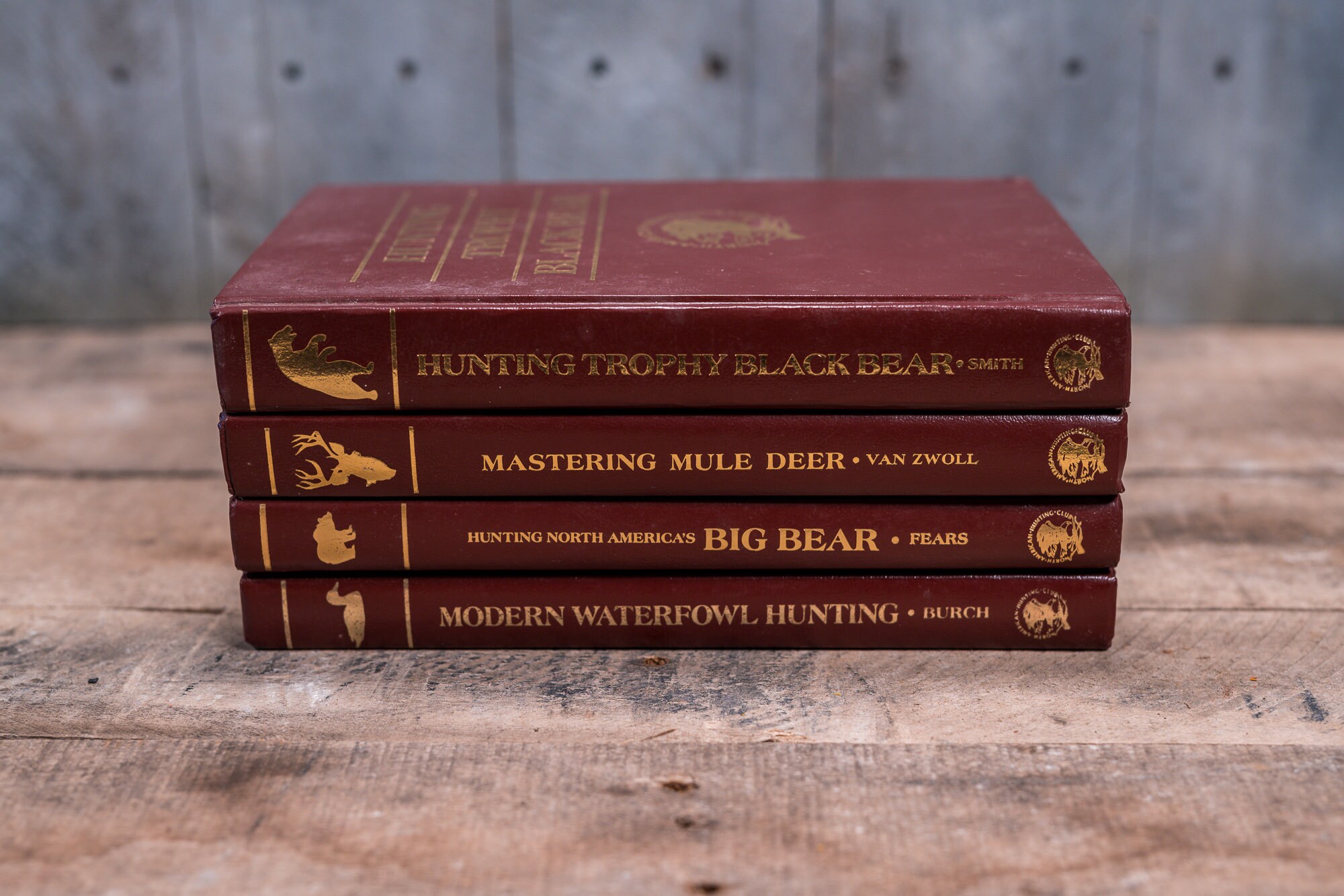 Vintage North American Hunting Club Books Hunter Books Man Cave Hunting ...