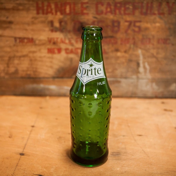 Vintage Sprite Bottle - Etsy