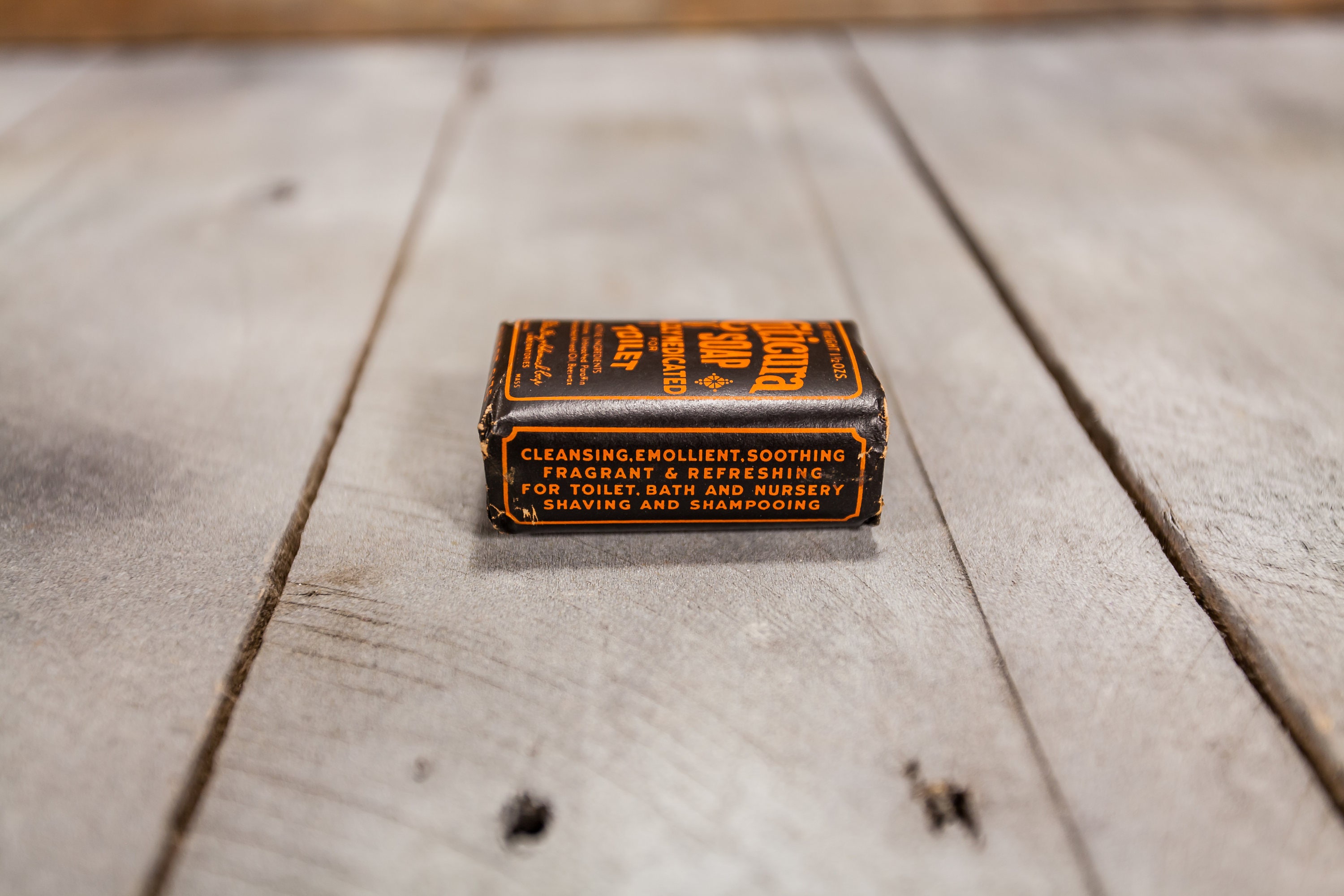 Vintage 1920s Cuticura Soap Original Unopened Package Orange Black ...