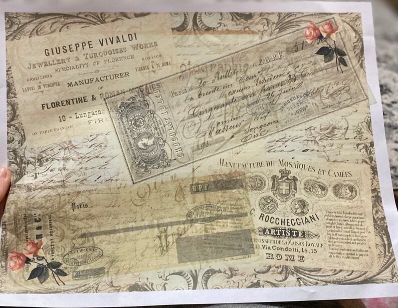 Beautiful Base Pages Set 2 Vintage Junk Journal Kit Retro - Etsy