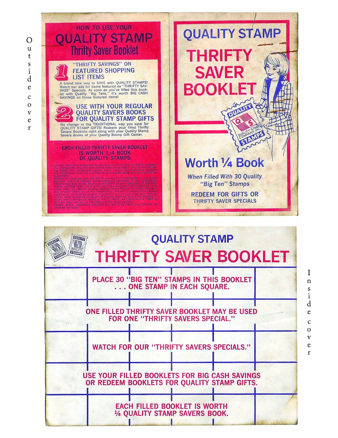Vintage Junk Journal, Ephemera, Retro, Quality Stamp Thrifty Saver Booklet, Digital, Printable ...