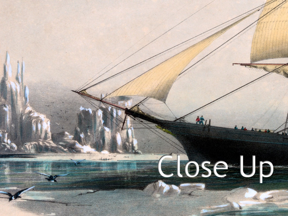 Clipper Ship Red Jacket - 1855 - Fine Art Glicée Poster Digital Wall ...