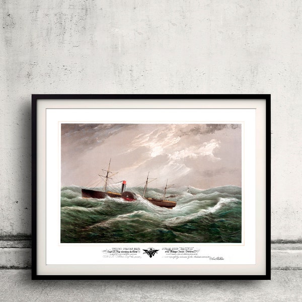Old Ship Print - Etsy