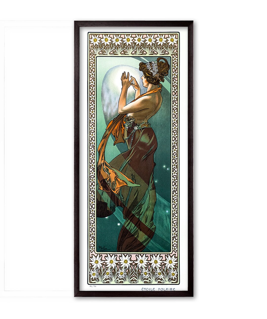North Star by Alphonse Mucha Fine Art Glicée Poster Digital Wall Art ...