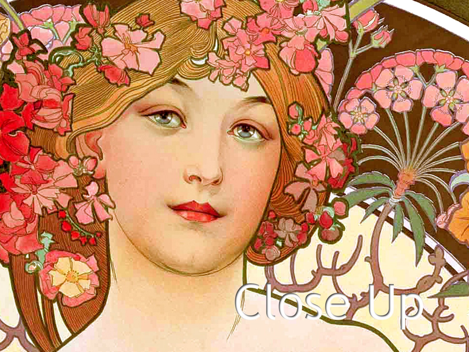 Reverie by Alphonse Mucha - 1897 - Fine Art Glicée Poster Digital Wall ...