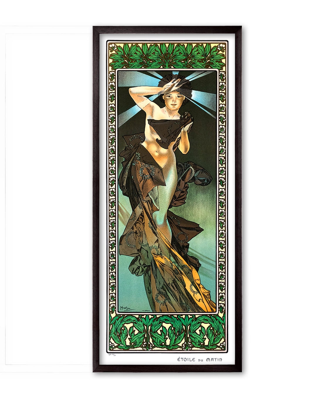Morning Star by Alphonse Mucha Fine Art Glicée Poster Digital Wall Art ...
