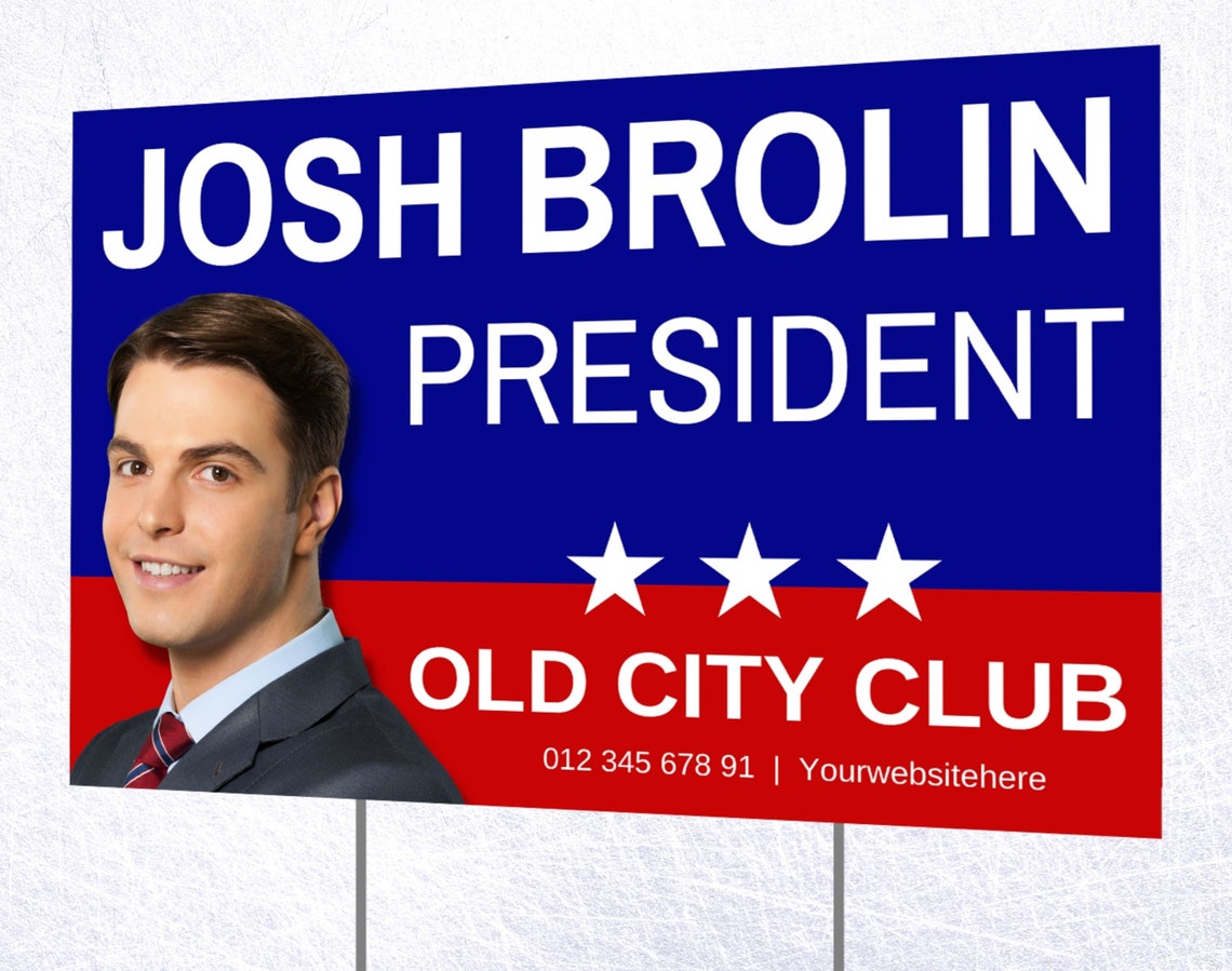 Vote for Me Banner: Political Campaign Flyer Canva Template (digital ...