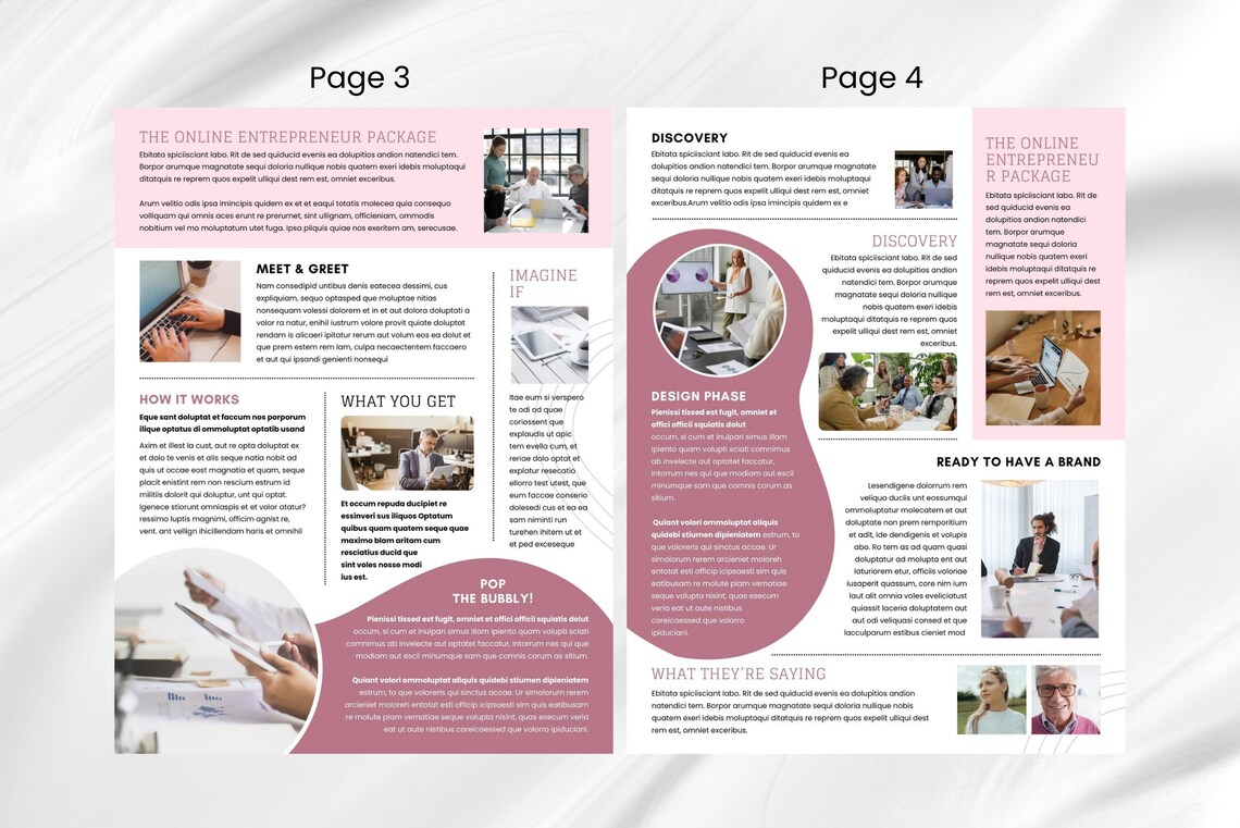 Self-editable Canva Newsletter Template | Digital & Printable | Instant ...